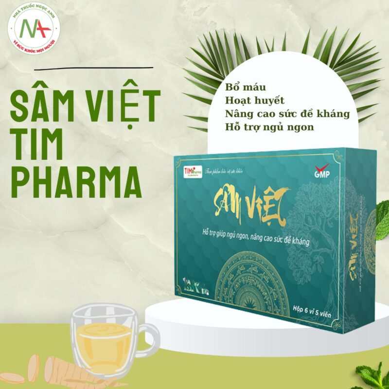 Sâm Việt Tim Pharma có tác dụng gì, có tốt không, giá bao nhiêu, mua ở đâu?