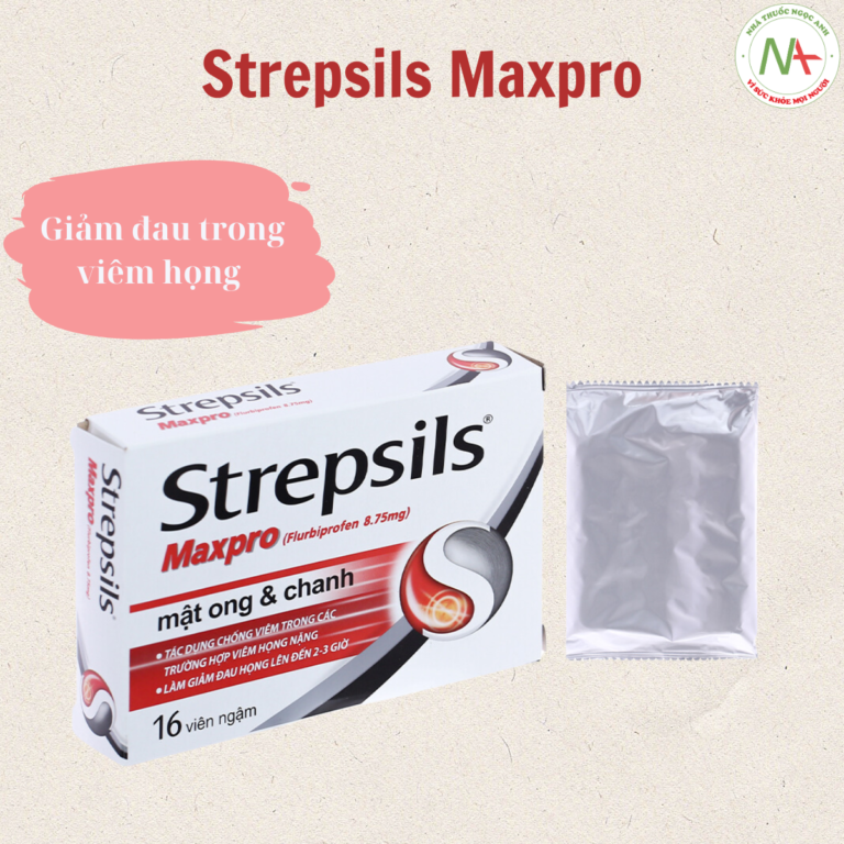 Viên ngậm Strepsils Maxpro chanh mật ong có tác dụng gì, giá bao nhiêu ...