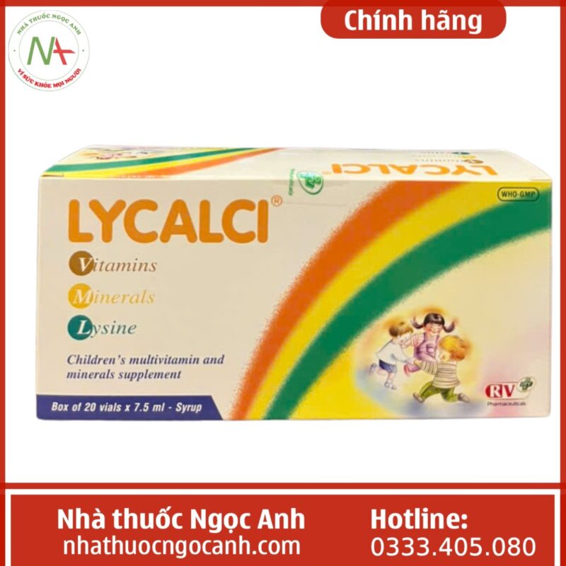 Thuốc Lycalci 7,5ml là thuốc gì, uống như thế nào, giá bao nhiêu, mua ở ...