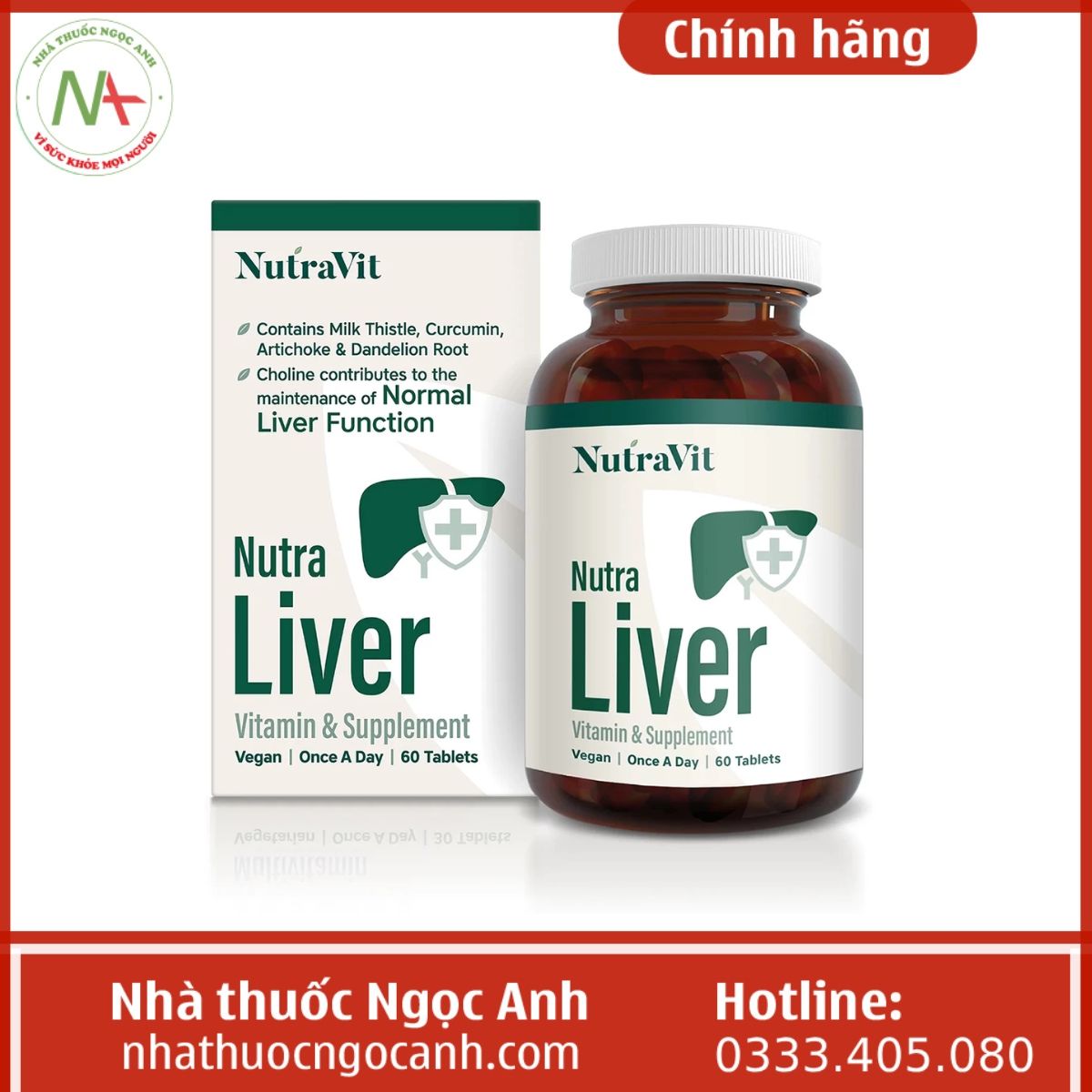 Thuốc Nutra Liver NutraVit công dụng, có tốt không, giá bao nhiêu