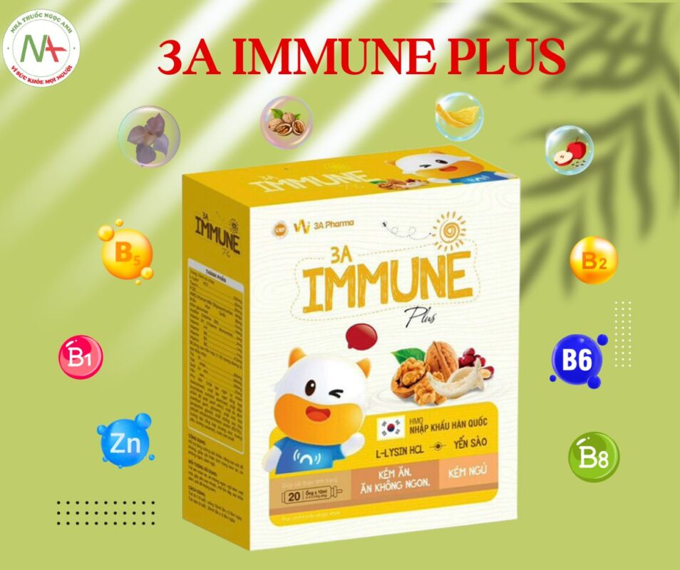 3A Immune Plus có tốt không, có tác dụng gì, giá bao nhiêu, mua ở đâu?