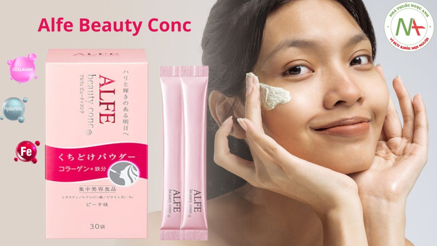 Alfe Beauty Conc 30 gói có tốt không, giá bao nhiêu, mua ở đâu?