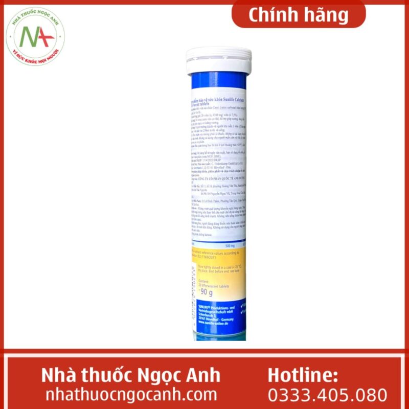 Calcium Effervescent Tablets có tốt không, giá bao nhiêu, mua ở đâu?