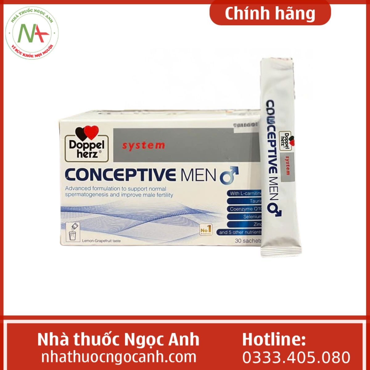 Conceptive Men Doppelherz có tốt không, giá bao nhiêu, mua ở đâu?