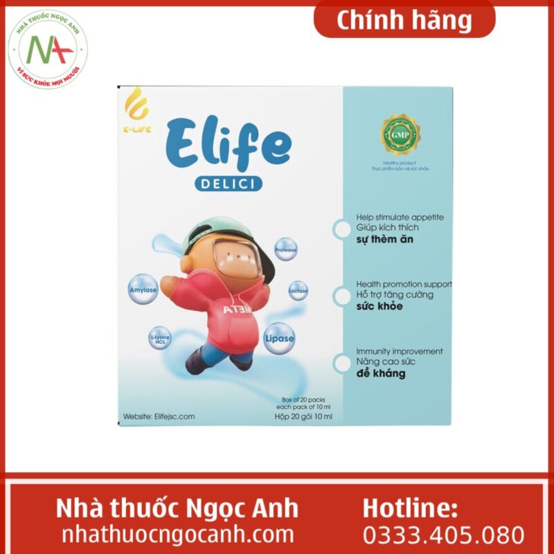 Elife Delici có tác dụng gì, có tốt không, giá bao nhiêu, mua ở đâu?