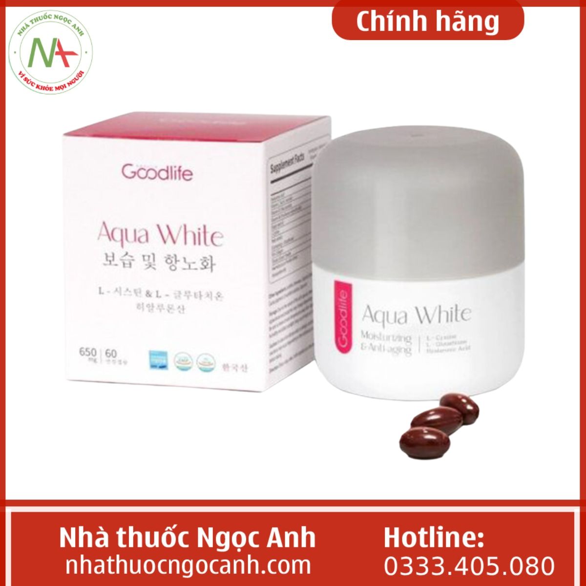 GoodLife Aqua White có tác dụng gì, có tốt không, giá bao nhiêu, mua ở đâu?