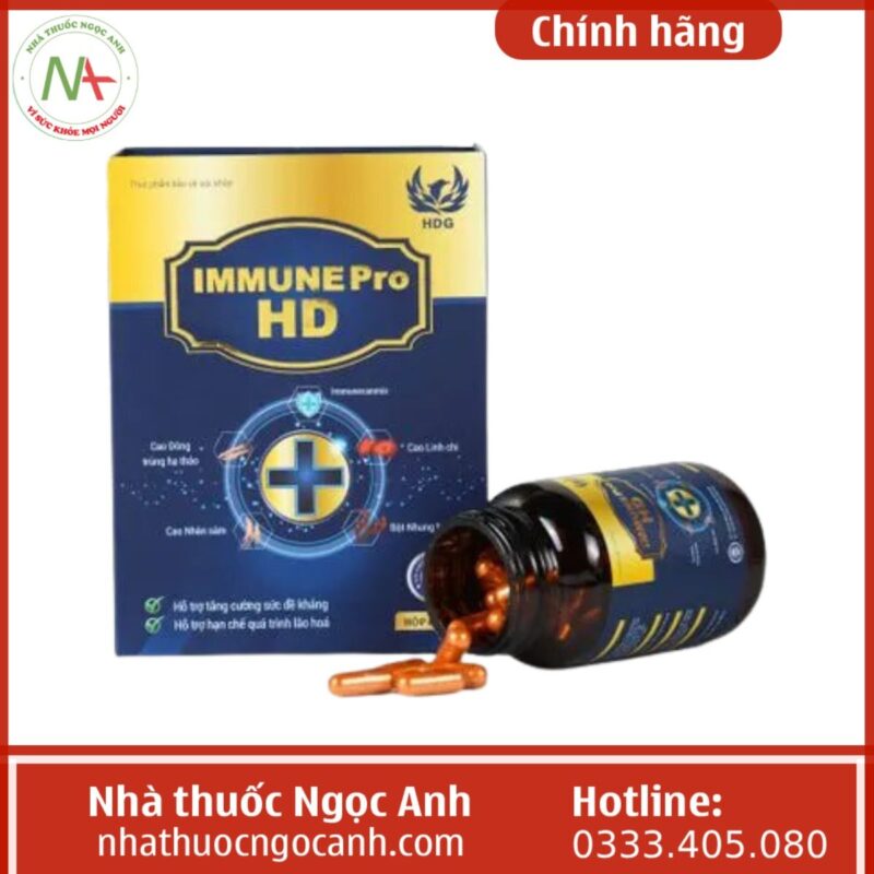 Immune Pro HD có tác dụng gì, thành phần, giá bao nhiêu?