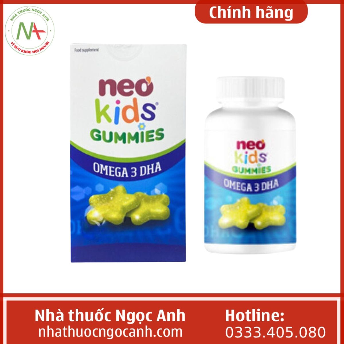 Neo Kids Gummies Omega 3 DHA có tốt không, giá bao nhiêu, mua ở đâu?