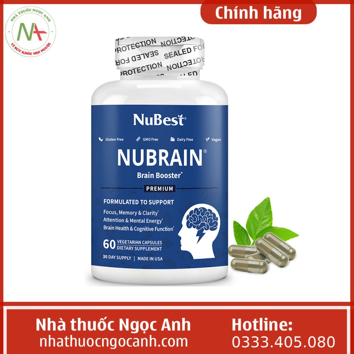 Viên uống NuBest Nubrain có tác dụng gì, có tốt không, giá bao nhiêu ...