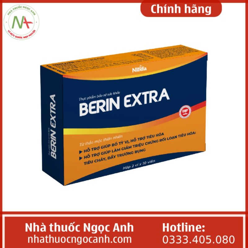 Berin Extra có tác dụng gì, có tốt không, giá bao nhiêu, mua ở đâu?