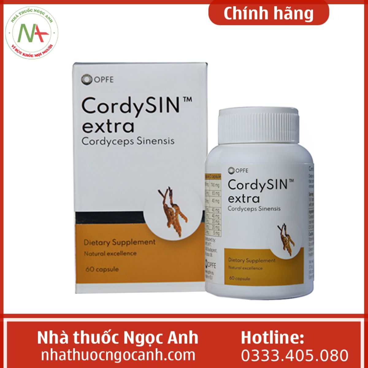 CordySIN extra có tác dụng gì, có tốt không, giá bao nhiêu, mua ở đâu?