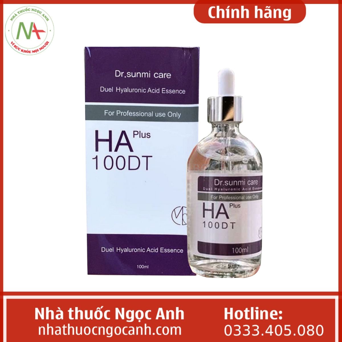 Serum HA Plus 100DT có tác dụng gì, có tốt không, giá bao nhiêu?