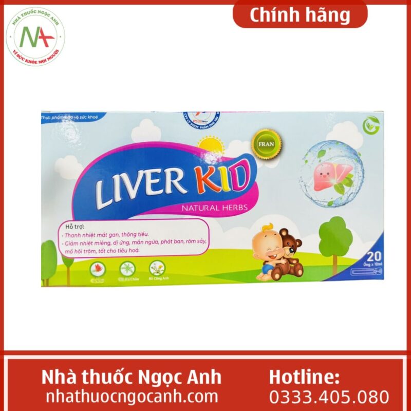 Liver Kid Fran có tác dụng gì, có tốt không, giá bao nhiêu, mua ở đâu?