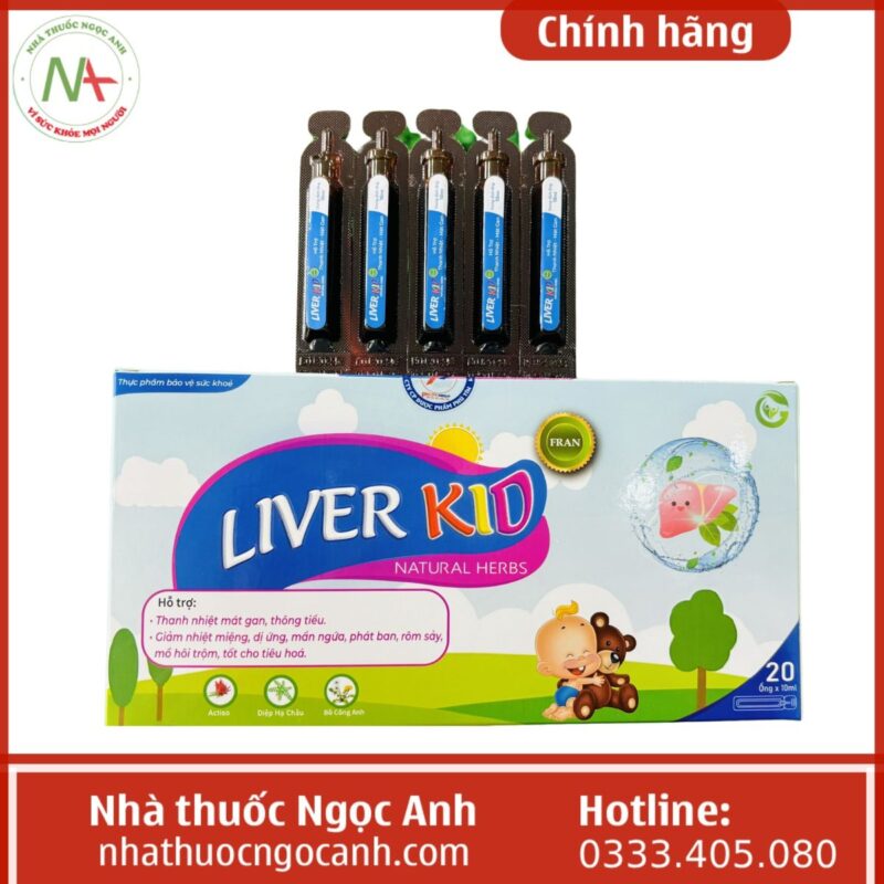 Liver Kid Fran có tác dụng gì, có tốt không, giá bao nhiêu, mua ở đâu?