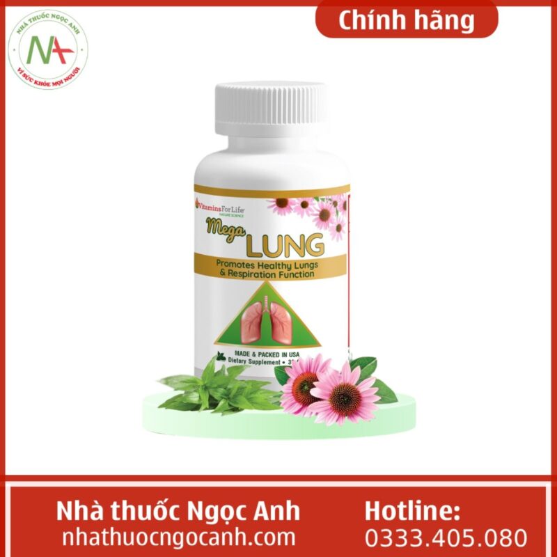 Mega Lung có tác dụng gì, có tốt không, giá bao nhiêu, mua ở đâu?