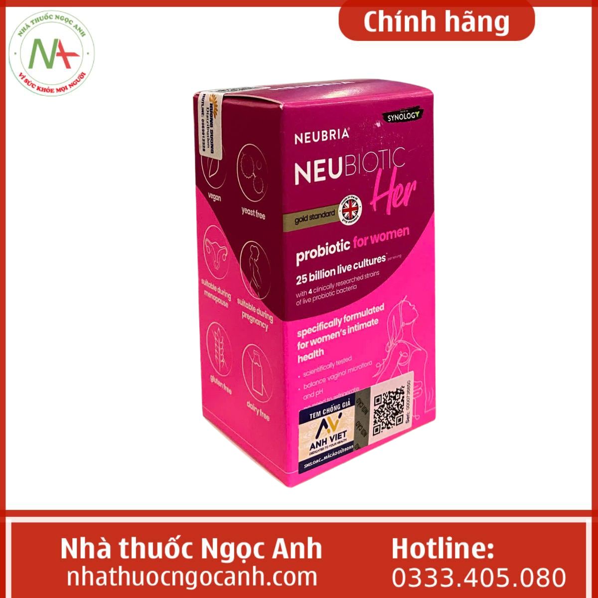 Men vi sinh Neubria® Neubiotic Her có tốt không, giá bao nhiêu
