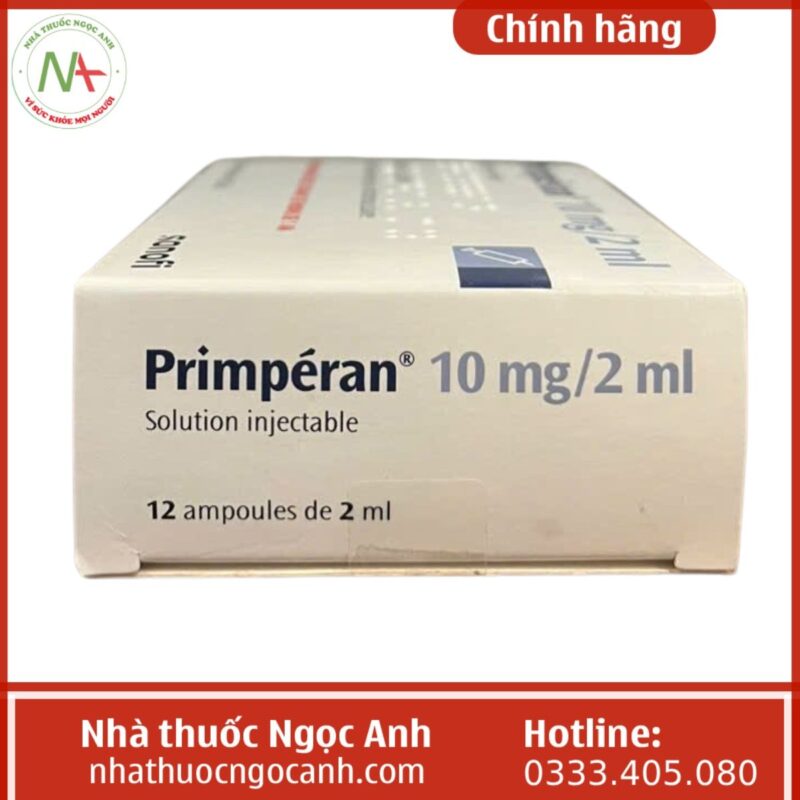 Thuốc Primpéran 10mg/2ml có tác dụng gì, giá bao nhiêu, mua ở đâu?