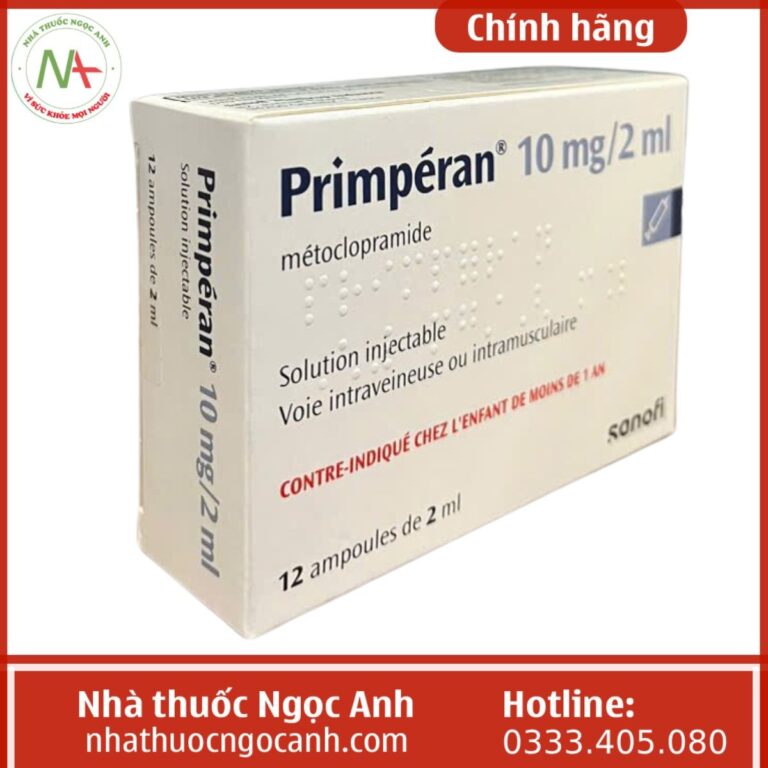 Thuốc Primpéran 10mg/2ml có tác dụng gì, giá bao nhiêu, mua ở đâu?