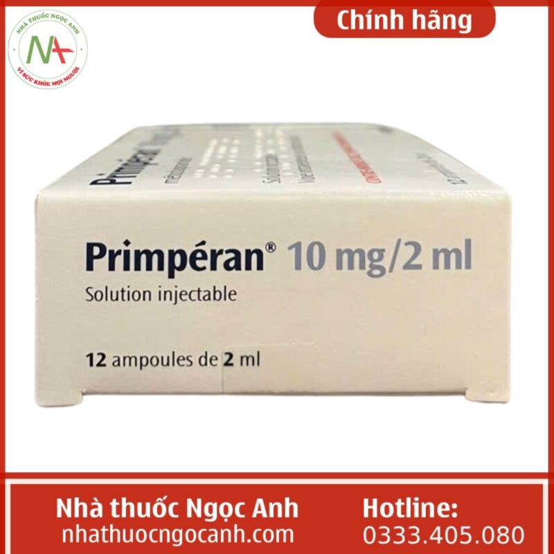 Thuốc Primpéran 10mg/2ml có tác dụng gì, giá bao nhiêu, mua ở đâu?