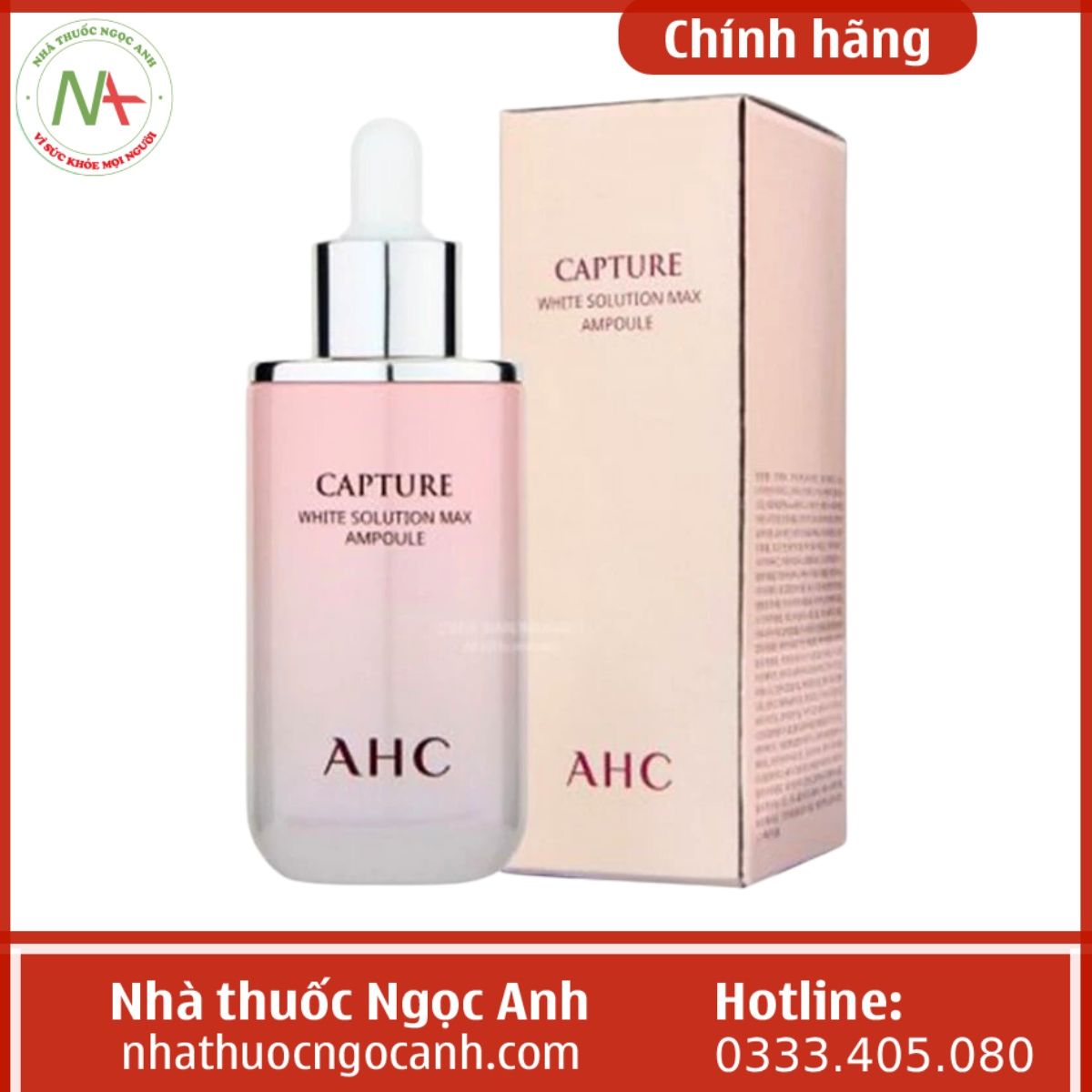 AHC Capture White Solution Max Ampoule giá bao nhiêu, mua ở đâu?