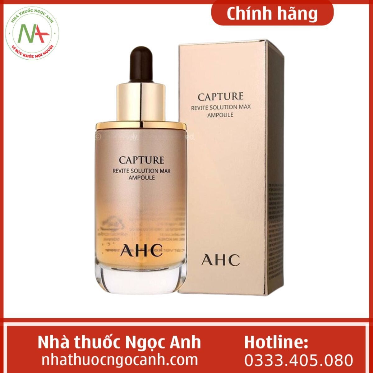 AHC Capture Revite Solution Max Ampoule giá bao nhiêu, mua ở đâu?