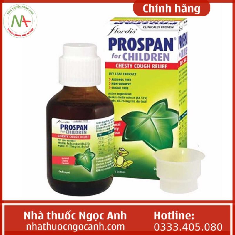 Thuốc Flordis Prospan For Children 100ml giúp trẻ hết ho nhanh