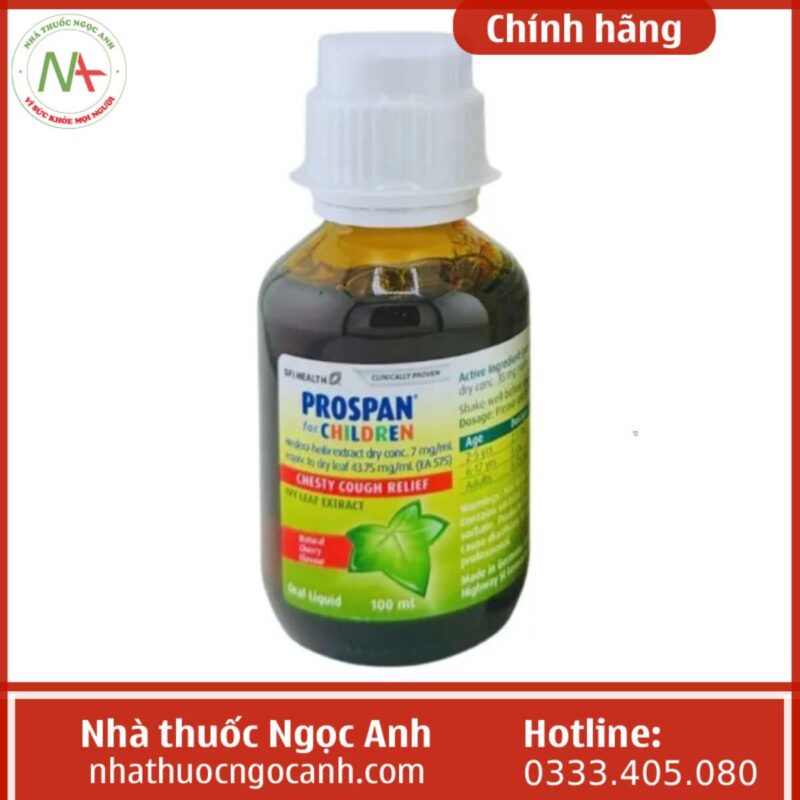 Thuốc Flordis Prospan For Children 100ml giúp trẻ hết ho nhanh