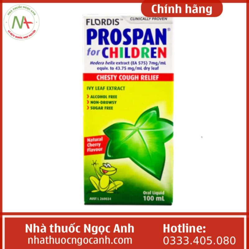 Thuốc Flordis Prospan For Children 100ml giúp trẻ hết ho nhanh