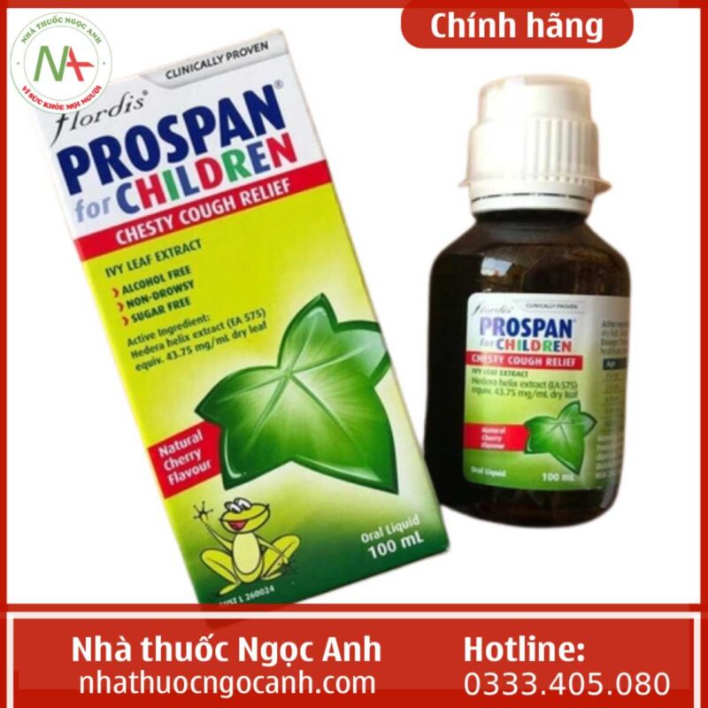 Thuốc Flordis Prospan For Children 100ml giúp trẻ hết ho nhanh