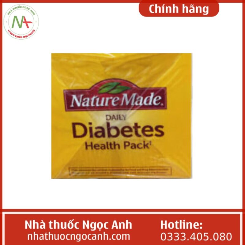 Thuốc tiểu đường Nature Made Diabetes Health Pack cách sử dụng