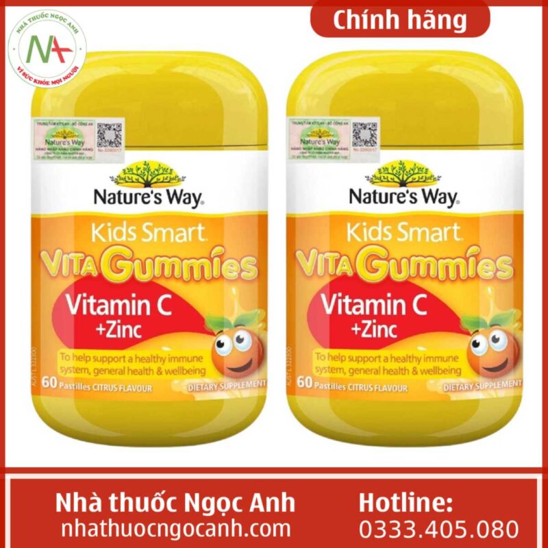 Thuốc Nature's Way Kids Smart Vita Gummies Vitamin C + ZinC tăng đề ...