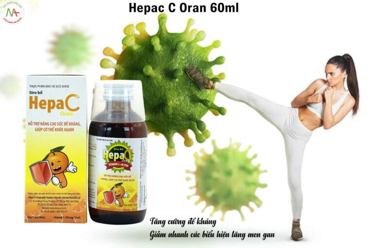 Siro bổ Hepac C Oran 60ml có công dụng gì, giá bao nhiêu?