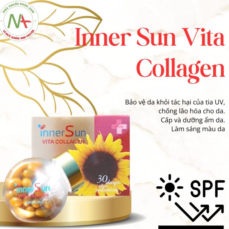 Inner Sun Vita Collagen có tốt không, có tác dụng gì, mua ở đâu?