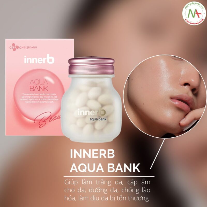 Review viên uống cấp nước Innerb Aqua Bank (màu hồng) có tốt không?