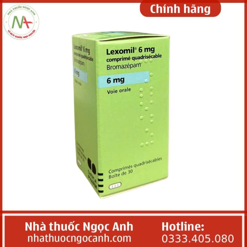 Thuốc Lexomil 6mg (Bromazepam) có tác dụng gì, mua ở đâu?