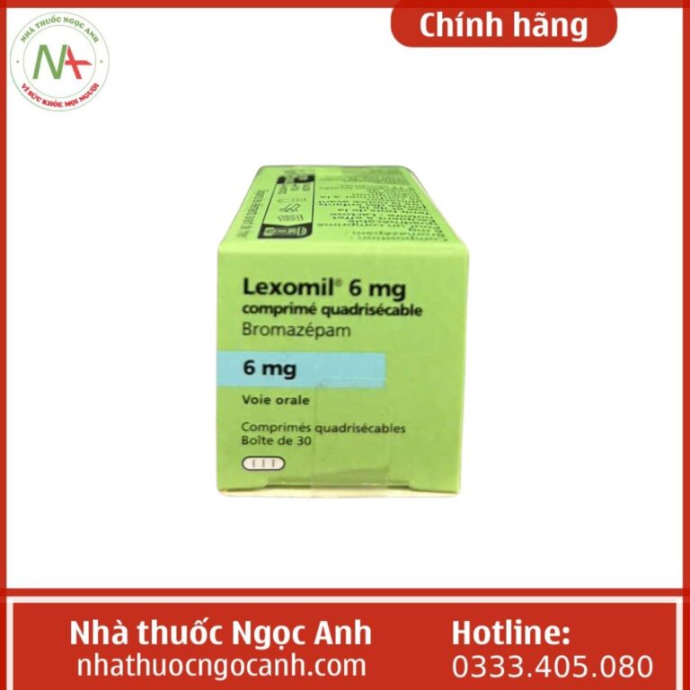 Thuốc Lexomil 6mg (Bromazepam) có tác dụng gì, mua ở đâu?