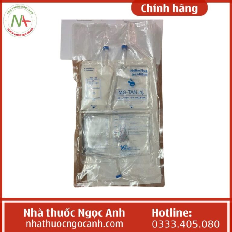 Thuốc MG-Tan Inj. 1440ml là thuốc gì, có tác dụng gì, giá bao nhiêu?