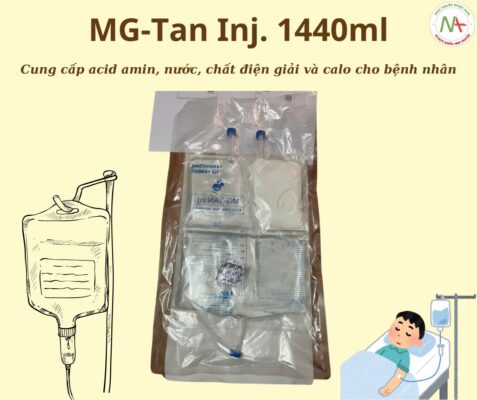 Thuốc MG-Tan Inj. 1440ml là thuốc gì, có tác dụng gì, giá bao nhiêu?