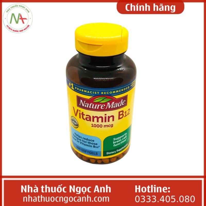 Nature Made Vitamin B12 1000 mcg có tác dụng gì, có tốt không, cách dùng?