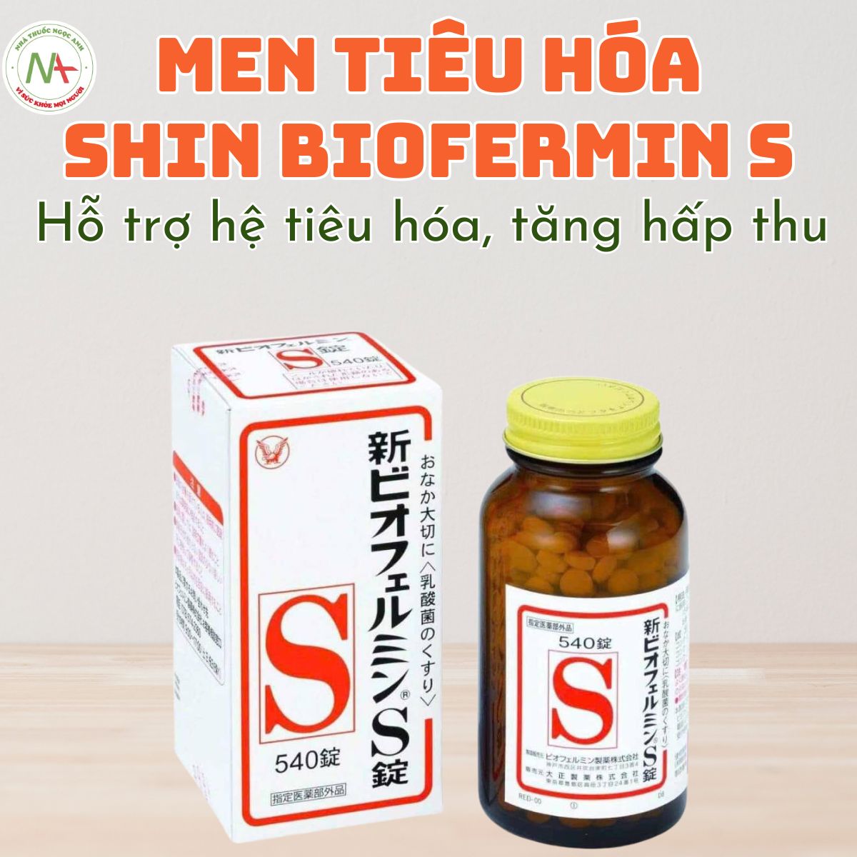 Men tiêu hóa Shin Biofermin S Tablets có tác dụng gì, mua ở đâu?