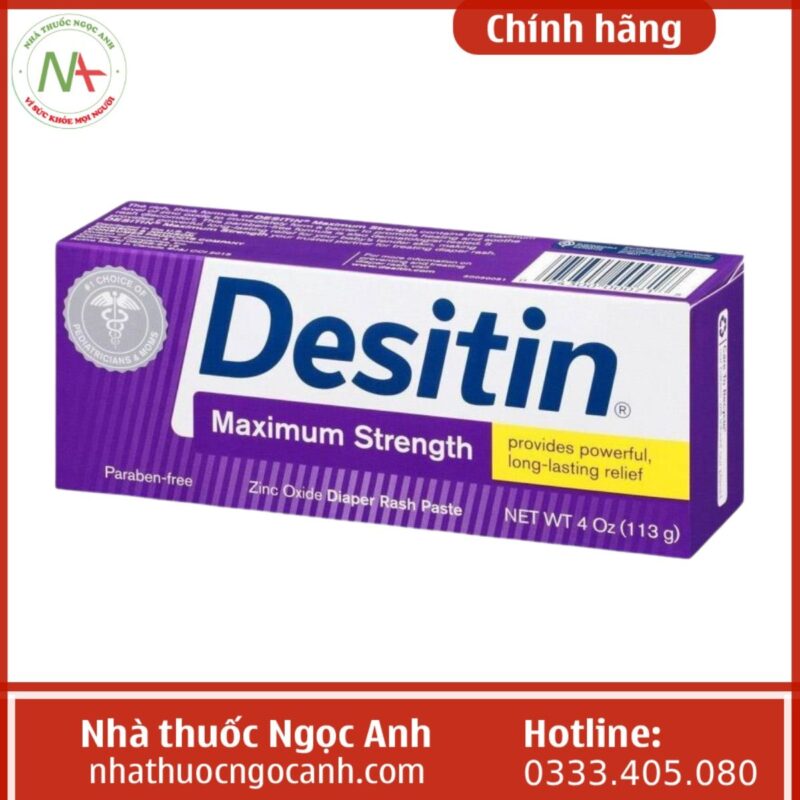 Kem trị hăm tã Desitin Maximum Strength giá bao nhiêu, mua ở đâu?