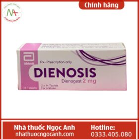 Thuốc Dienosis 2mg (Dienogest) có tác dụng gì, mua ở đâu?