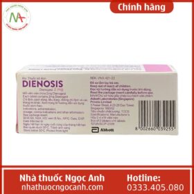 Thuốc Dienosis 2mg (Dienogest) có tác dụng gì, mua ở đâu?