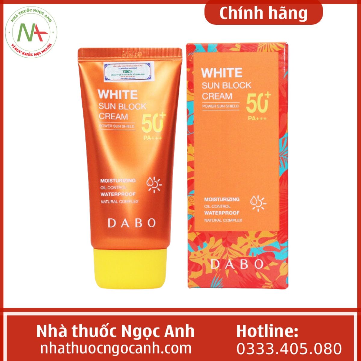 Kem chống nắng Dabo White Sunblock Cream giá bao nhiêu, mua ở đâu?