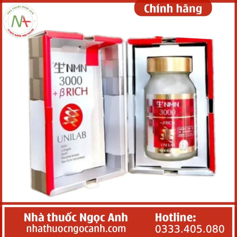 Thuốc NMN 3000 Brich Unilab có tác dụng gì, giá bao nhiêu?