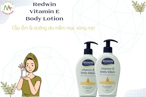 Redwin Vitamin E Body Lotion có tác dụng gì, bôi mặt được không
