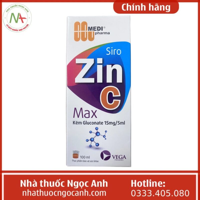 Siro ZinC Max có tác dụng gì, có tốt không, giá bao nhiêu, mua ở đâu?