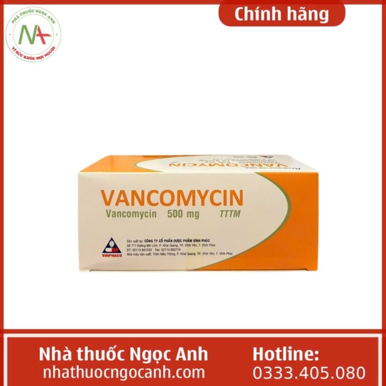 VANCOMYCIN 500mg Vinphaco có tác dụng gì, giá bao nhiêu, mua ở đâu?