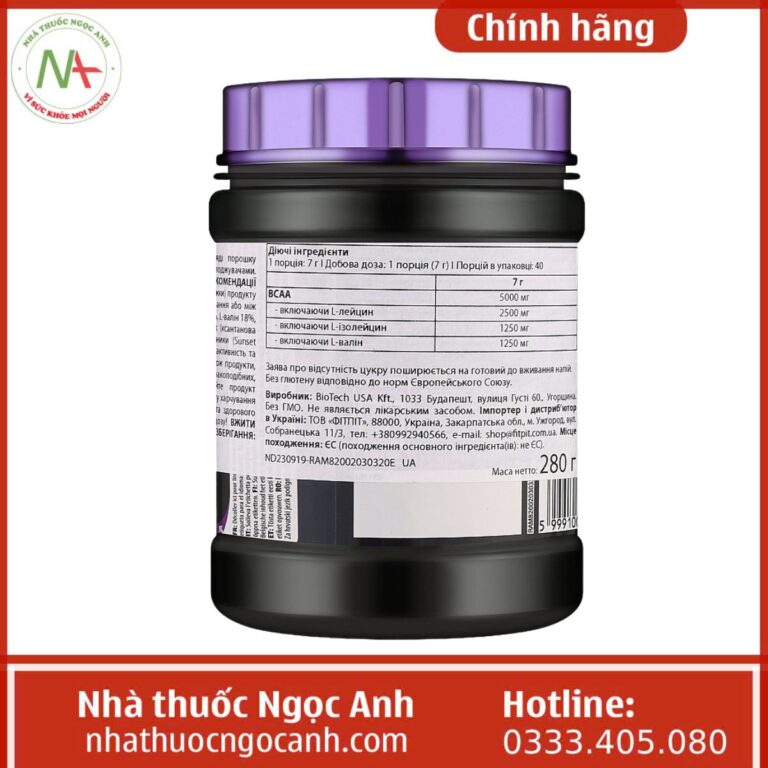 Thuốc Bcaa Xpress 280g melon có tác dụng gì, mua ở đâu?