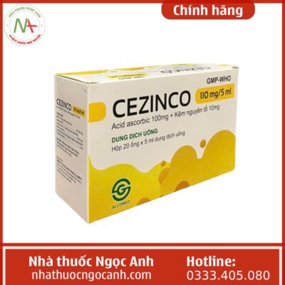 Thuốc Cezinco (Acid ascorbic, Kẽm) có tác dụng gì, mua ở đâu?